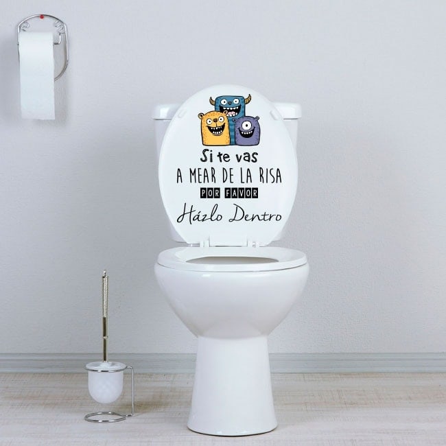 🥇 Vinilos WC si te vas a mear de la risa 🥇